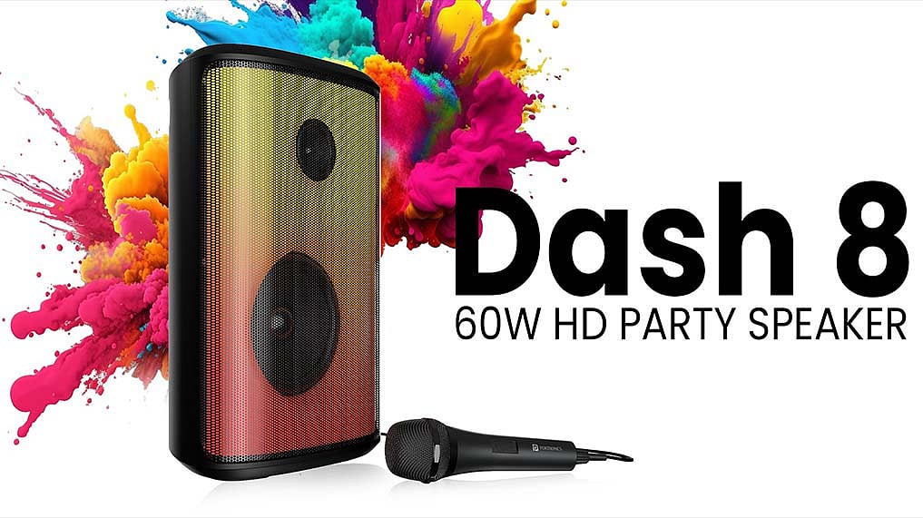 Portronics Unveils Dash 8 Bluetooth Speakers Featuring Karaoke Mic and ...