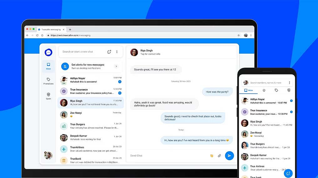 Truecaller Launches Web Feature for SMS and Number Searches