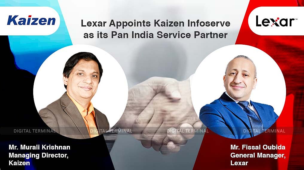 Kaizen Infoserve Named Exclusive Service Partner for Lexar in India