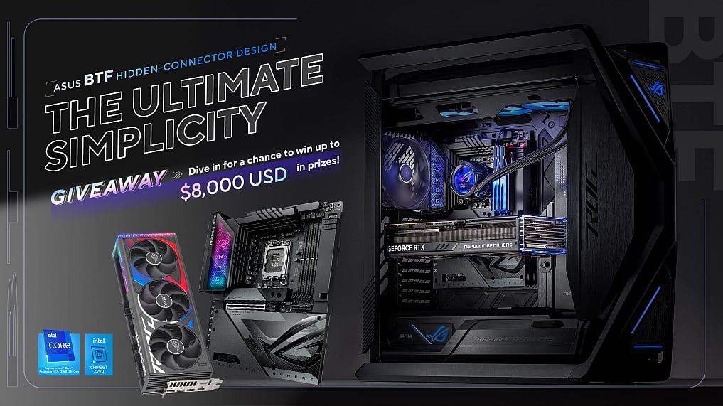 ASUS Announces Ultimate Simplicity Contest: Win Top-Tier BTF Ecosystem ...