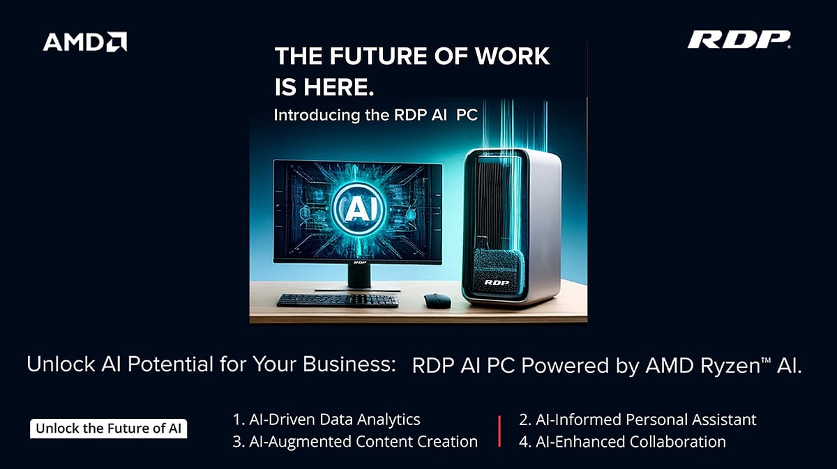 RDP Unveils India’s First AI Desktop PC, Powered by AMD Ryzen AI Processor