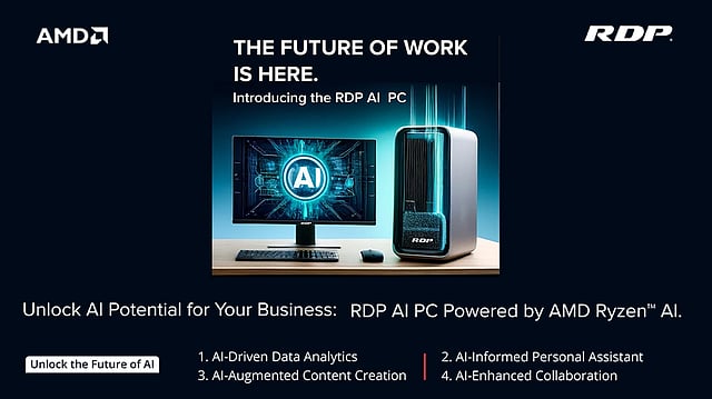 RDP Unveils India’s First AI Desktop PC, Powered by AMD Ryzen AI Processor