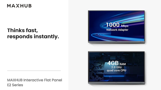 MAXHUB Unveils E2 Series Interactive Flat Panels to Transform ...