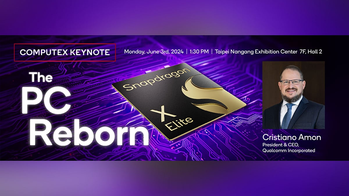 Qualcomm CEO Cristiano Amon to Deliver Keynote on "The PC Reborn" at COMPUTEX 2024