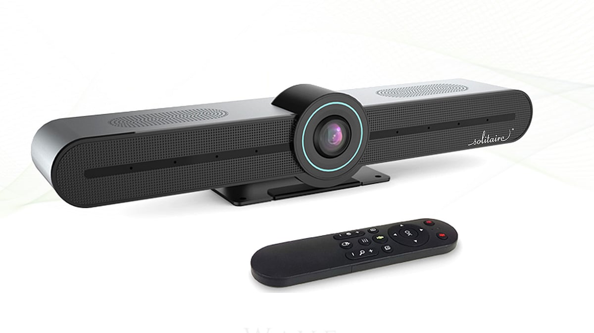 SOLITAIRE Launches PTK-8000 4K Video Bar with AI Gesture Control