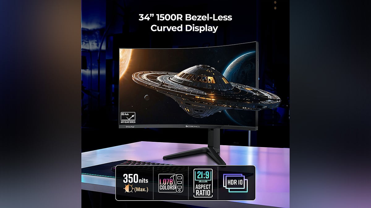 Zebronics Launches New Curved Monitors for a Fully Immersive Experience