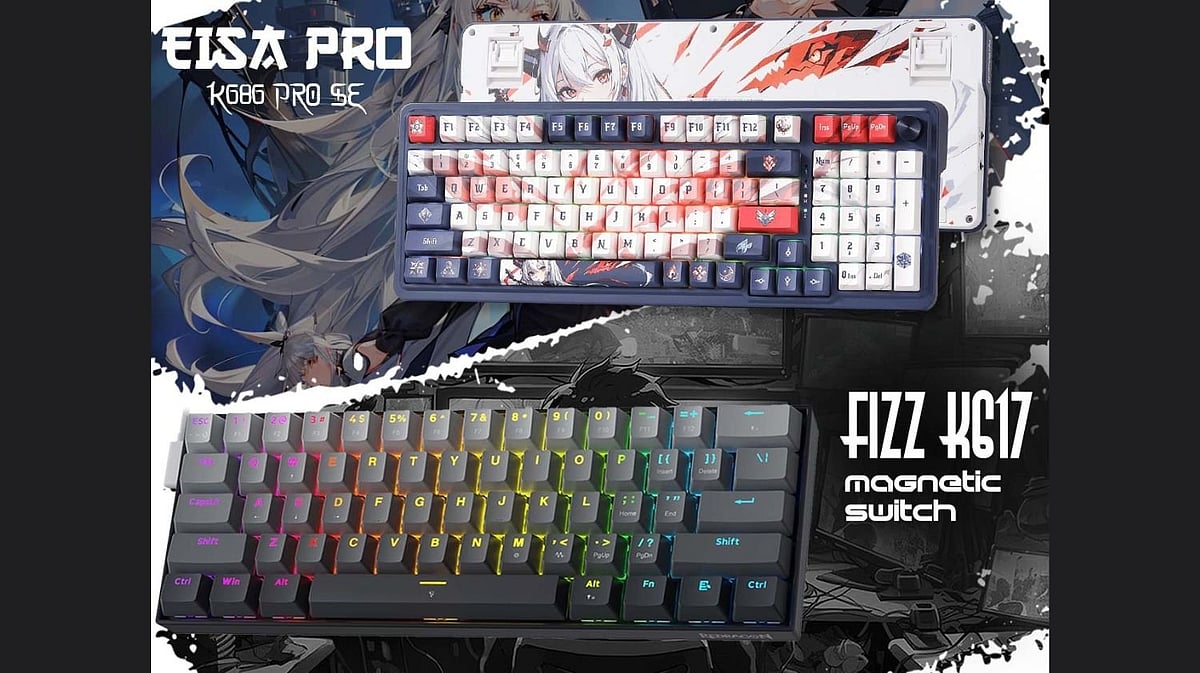 Redragon Launches New Fizz K617 and EISA Pro K686 Pro Mechanical Keyboards