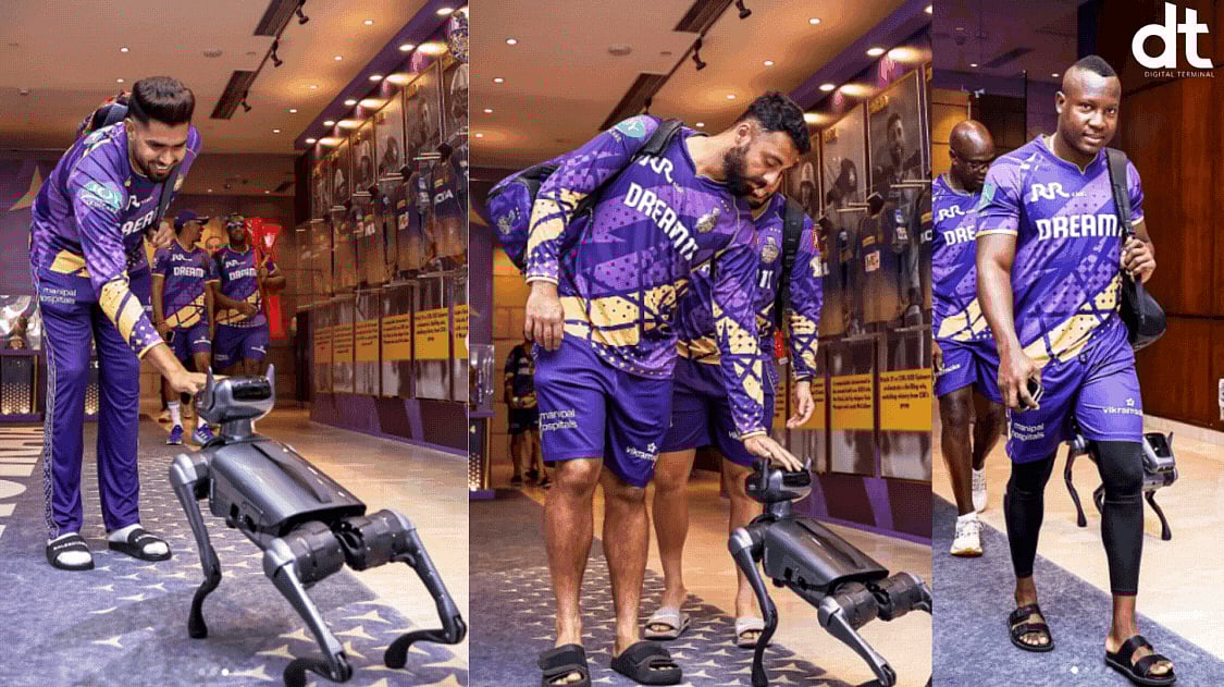 TECNO Showcased Dynamic 1 Robot Dog in India with KKR