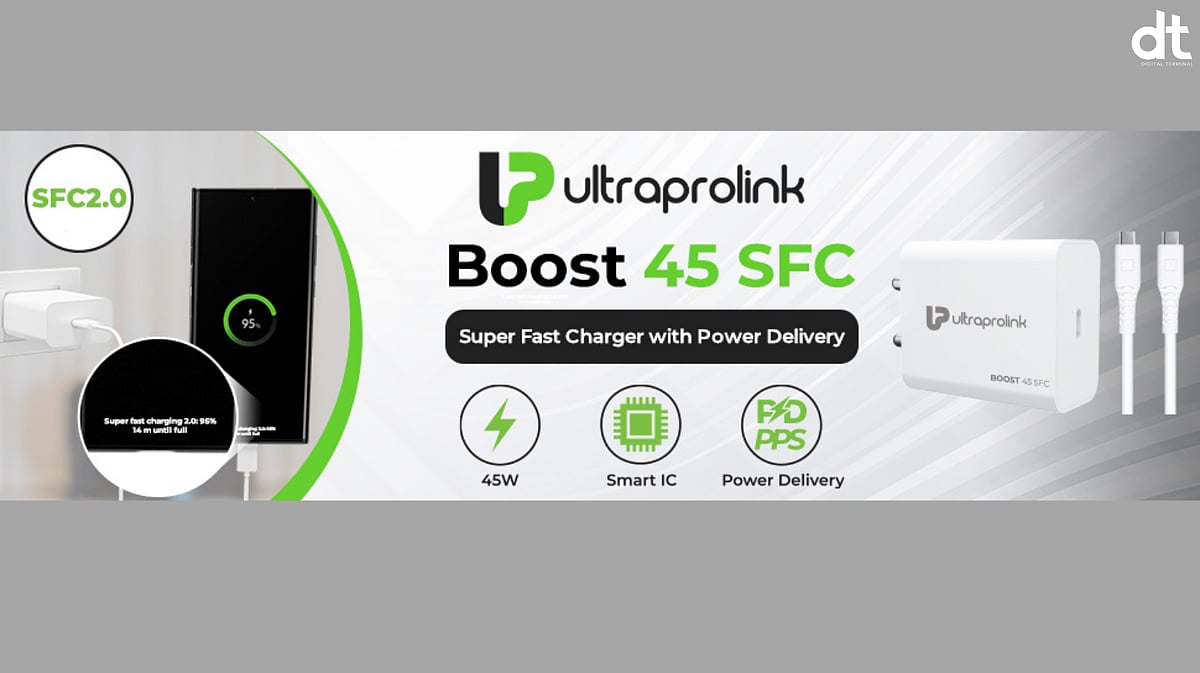 UltraProlink Unveils Boost 45 Charger for Rapid and Safe Charging