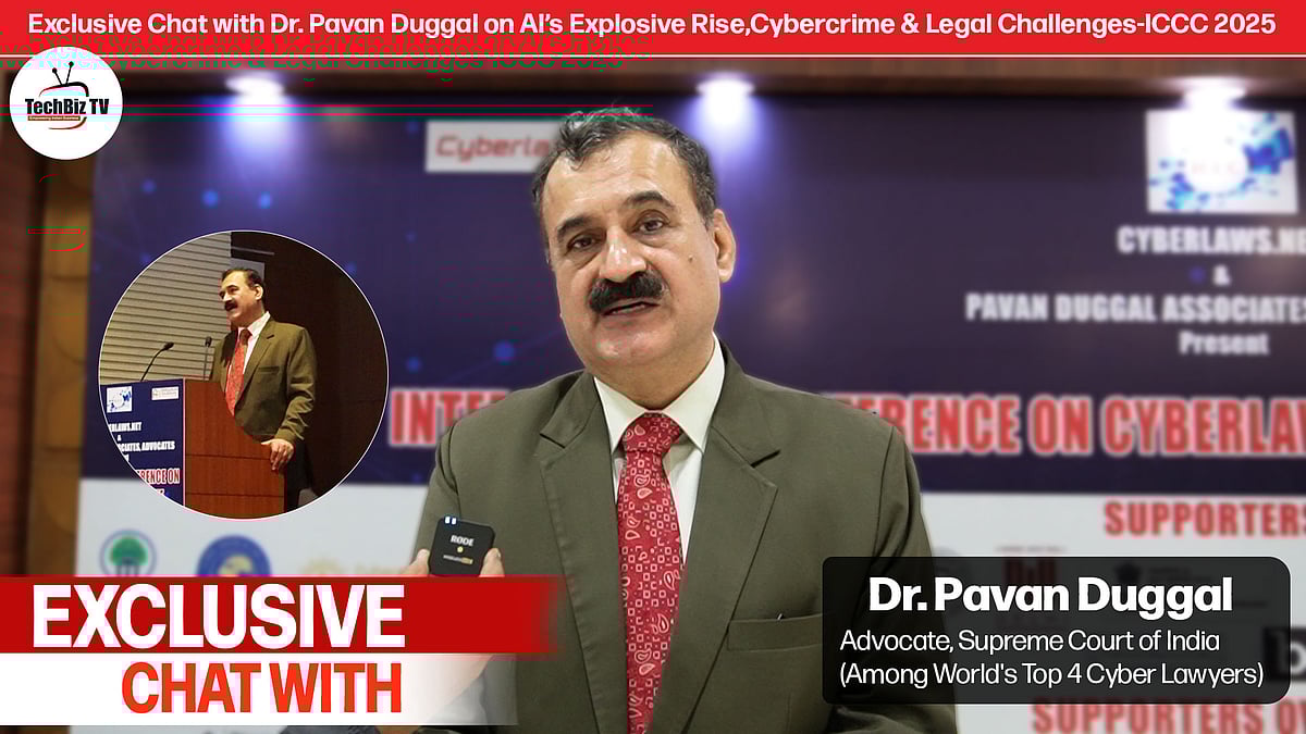 Exclusive Chat with Dr. Pavan Duggal on AI’s Explosive Rise,Cybercrime ...