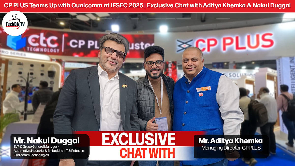 CP PLUS Teams Up with Qualcomm at IFSEC 2025 | Exclusive Chat with ...