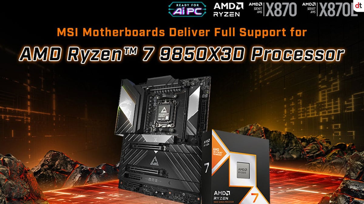 MSI Announces Full Compatibility with AMD Ryzen 7 9850X3D on AM5 ...