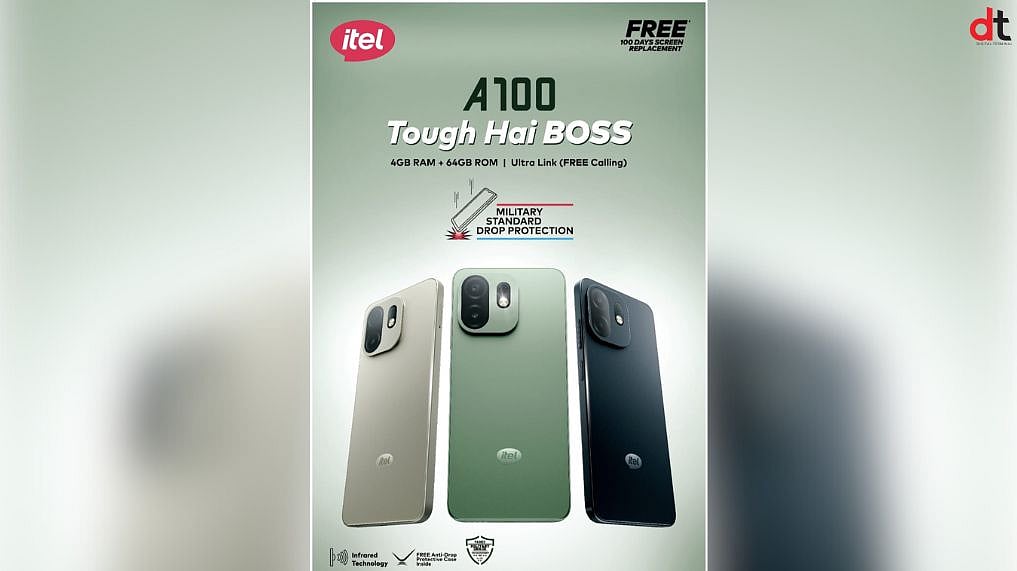 itel Launches Sleek A100 with Military-Grade Durability at ₹6,799