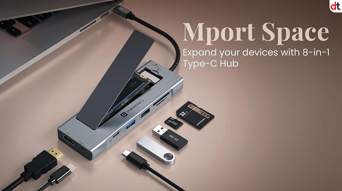 Portronics Introduces Mport Space Hub with SSD Expansion for Productivity