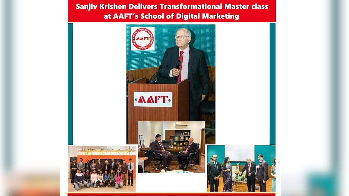 Sanjiv Krishen Shares Leadership & Growth Insights at AAFT Digital ...