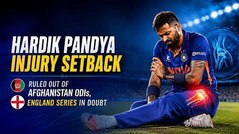 Hardik Pandya Suffers Fresh Injury Setback, Ruled Out of Afghanistan ...