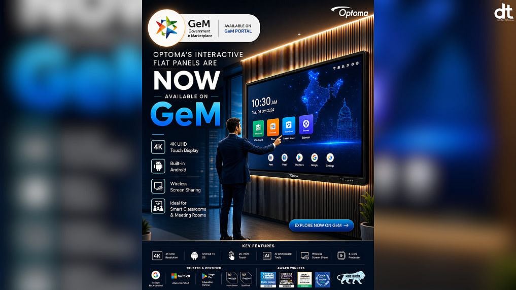 Optoma India Expands GeM Portfolio with Made-in-India Display Solutions