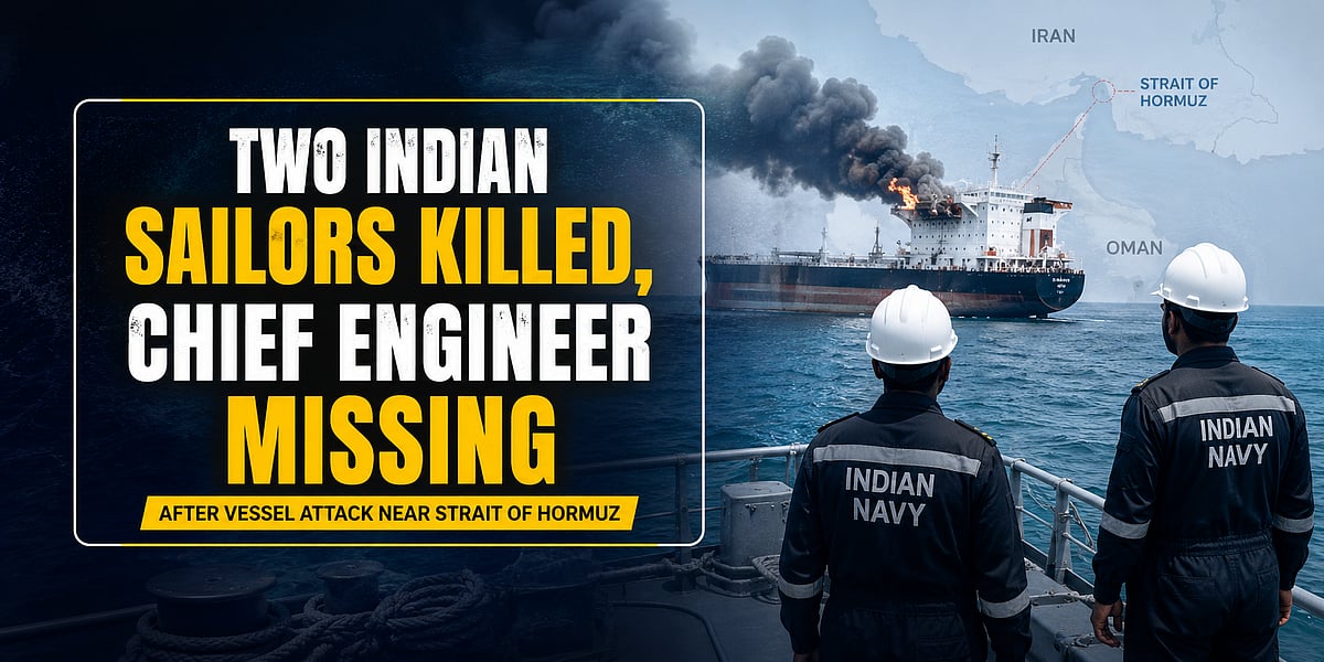 Two Indian Sailors Killed, Chief Engineer Missing After Vessel Attack ...
