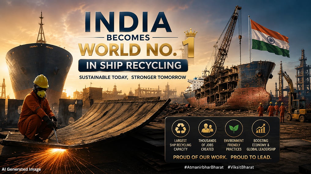 India Emerges as Global Leader in Ship Recycling, Captures 35.4% Market ...
