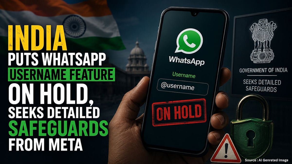 India Puts WhatsApp Username Feature on Hold, Seeks Detailed Safeguards ...