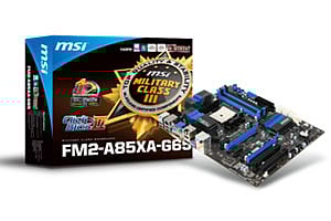 MSI Release FM2-A85XA-G65 Gaming Motherboard