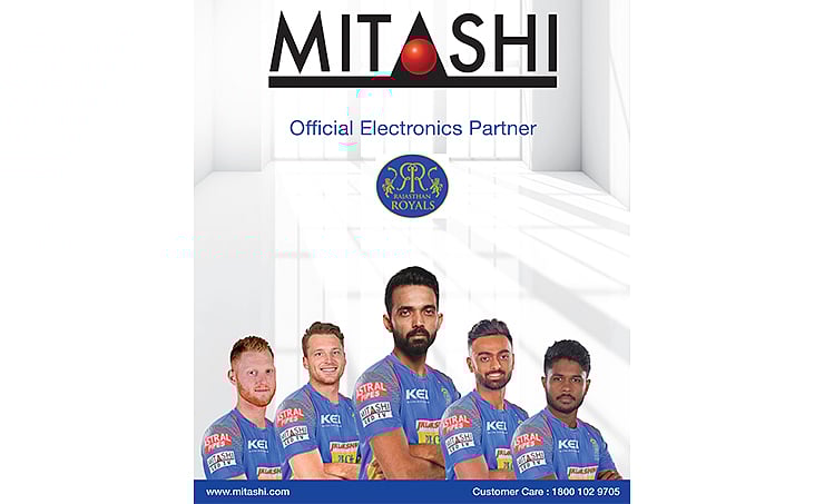 Mitashi India, Mitashi Partnership, IPL 2018, Rajasthan Royals, IT News ...