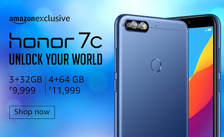 Honor India, Honor 7C Smartphone, Honor 7C Smartphone Sale, Honor ...