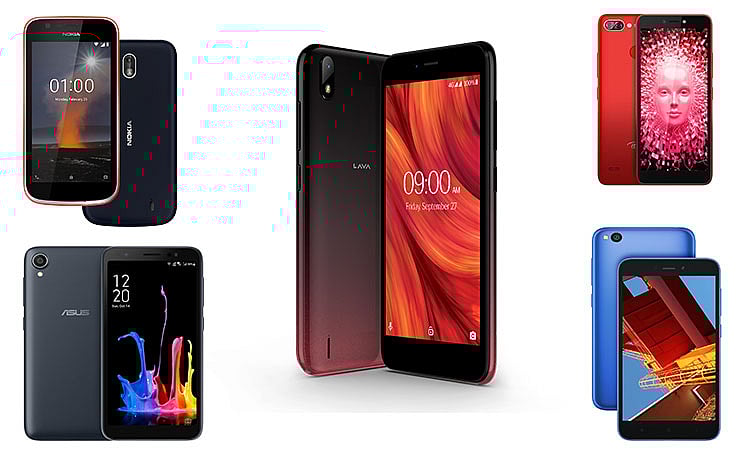 Top Smartphones, Budget Smartphones, Lava Z41, Redmi Go, ASUS ZenFone ...