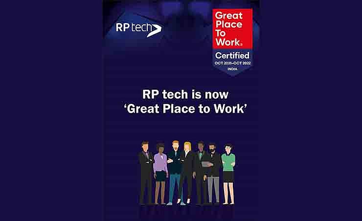 RP tech India, Great Place to work, Best Distributor, National ...