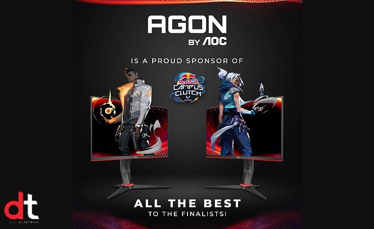 AOC India, AOC Monitor, Gaming Monitor, Red Bull Campus Clutch, Red ...