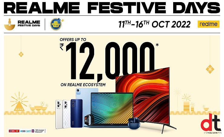 Realme India, Realme Sale, Realme Festive Sale, Festive Sale, Realme ...