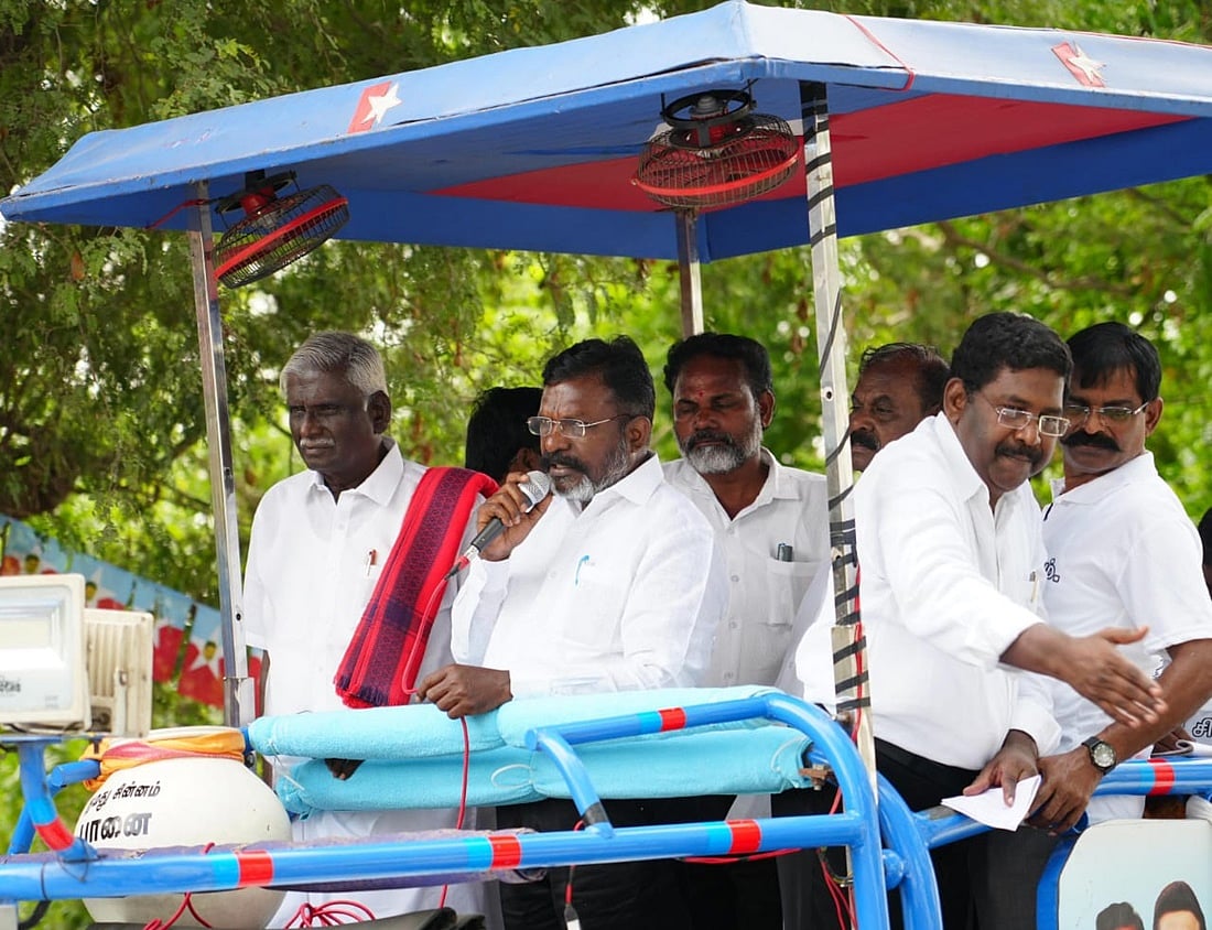 திருமாவளவன் குற்றச்சாட்டு: பாஜக எதிர்ப்புக்கு வரி அதிகாரிகள் மிரட்டல்