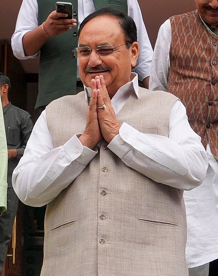 பாஜக மாநிலங்களவை குழுத் தலைவராக ஜெ.பி.நட்டா நியமனம்