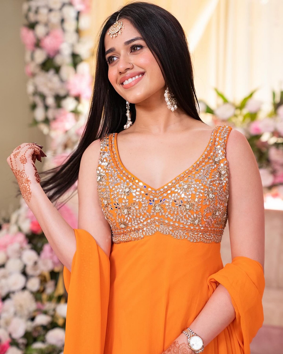 பொன்மான்... ஜன்னத் ஜுபைர்!