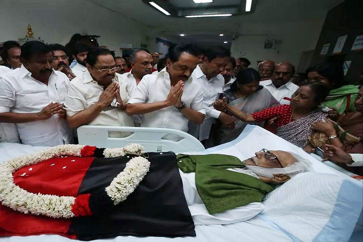 DMK leader K Anbazhagan passes away