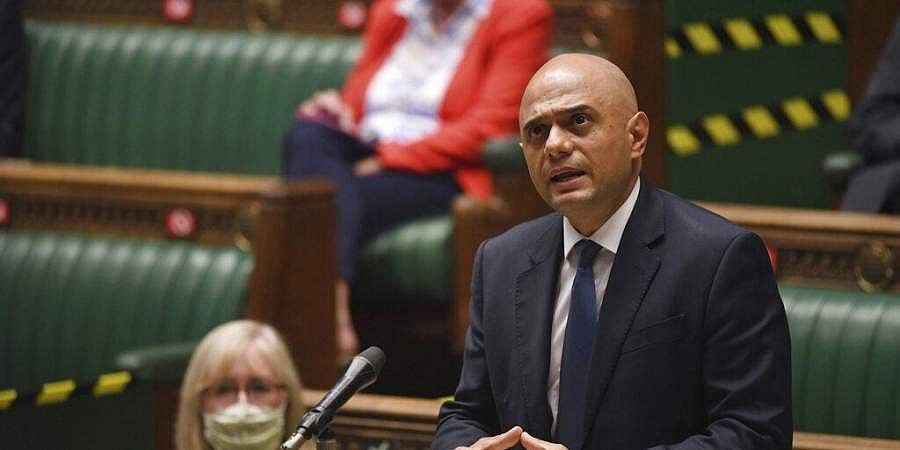 UK health minister Sajid Javid tests positive for Covid-19 despite ...