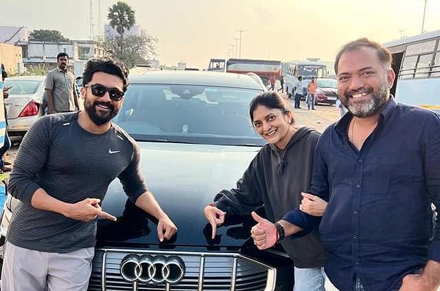 Sudha Kongara takes Suriya and GV Prakash Kumar for a jolly ride in her ...