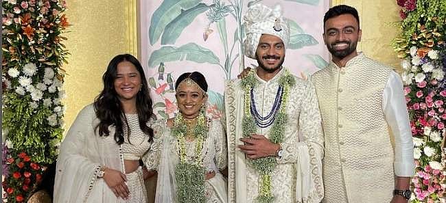 Cricketer Axar Patel gets married
