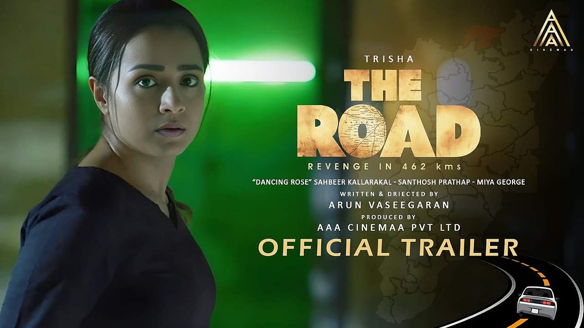 The Road - Official Trailer | Trisha, Dancing Rose Shabeer, Santhosh ...