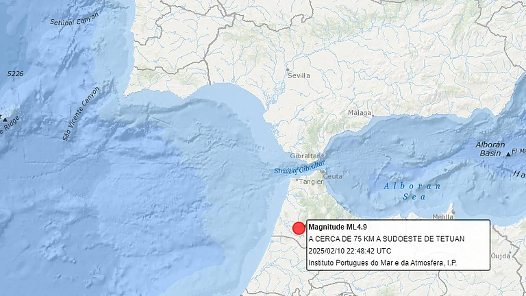 Sismo Com Epicentro Em Marrocos Sentido No Algarve