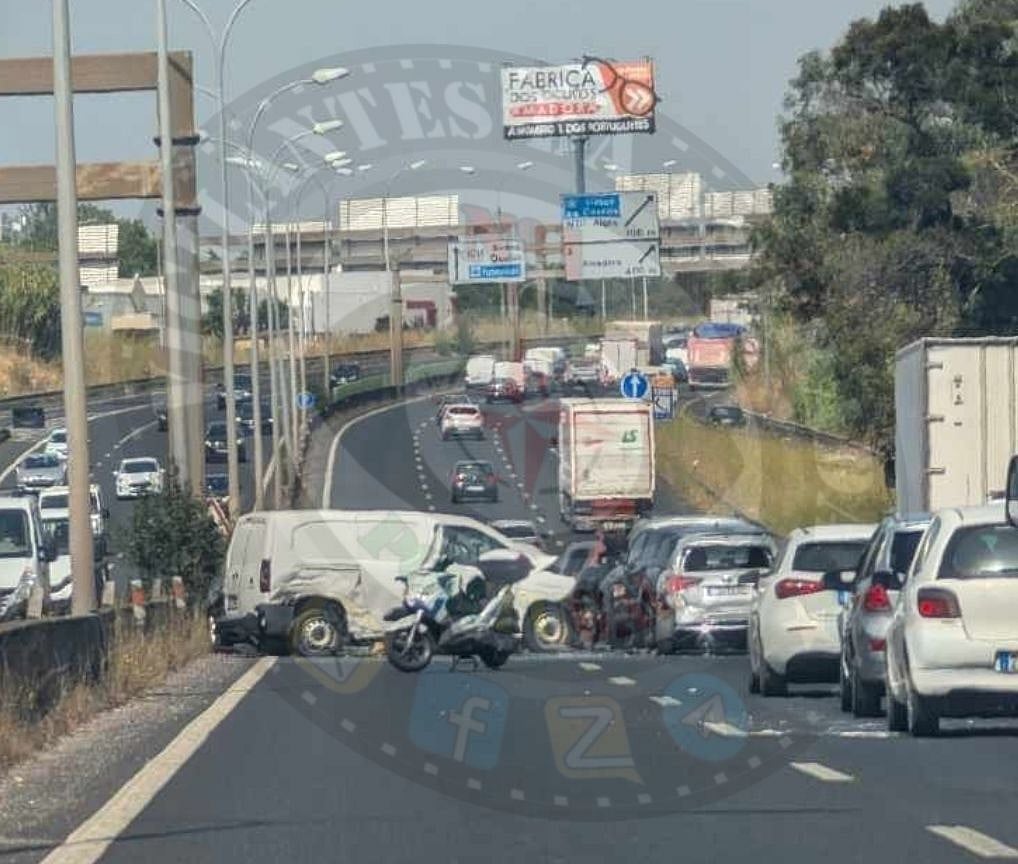 IC19 cortado no sentido Lisboa-Sintra devido a acidente com seis ...