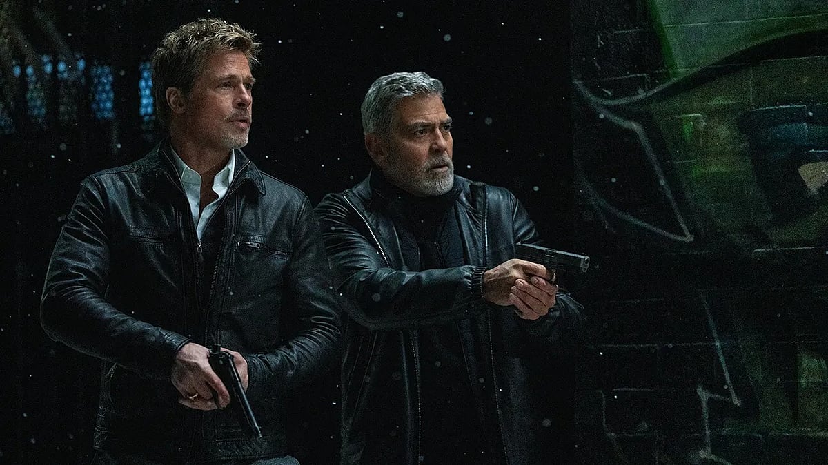 'Lobos Solitários'. Brad Pitt e George Clooney em after hours…