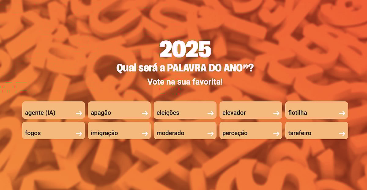 Palavra do Ano 2025 ? Qual a tua ? Vota ! - BlogdosCaloiros