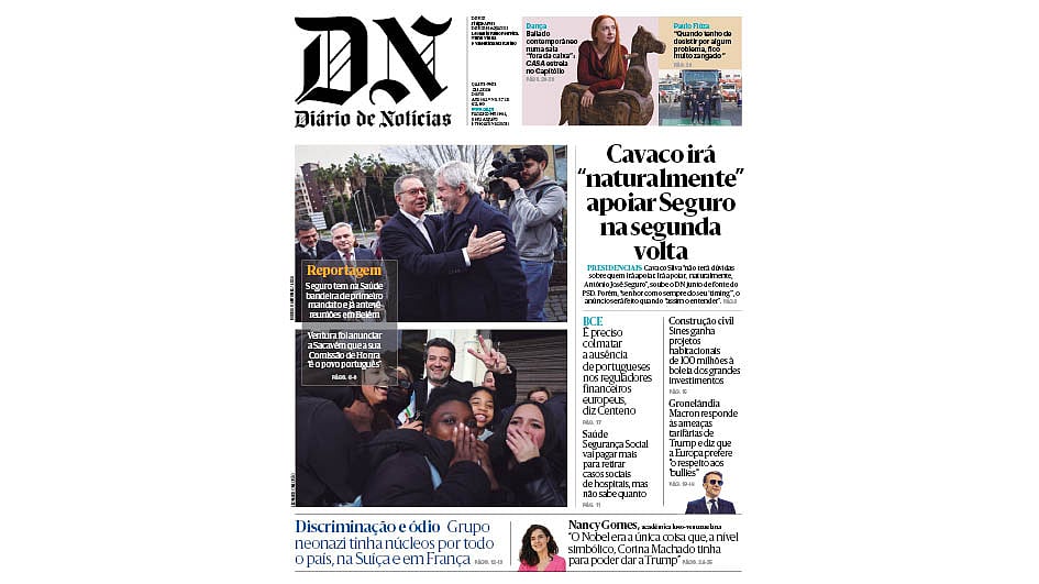 Descarregue e leia aqui o DN desta quarta-feira, 21 de janeiro