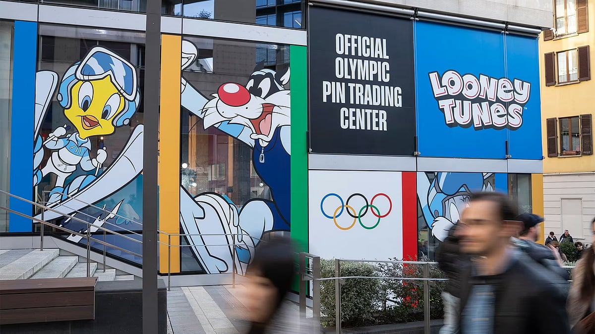 Looney Tunes animam Milano Cortina 2026 dentro e fora das competições
