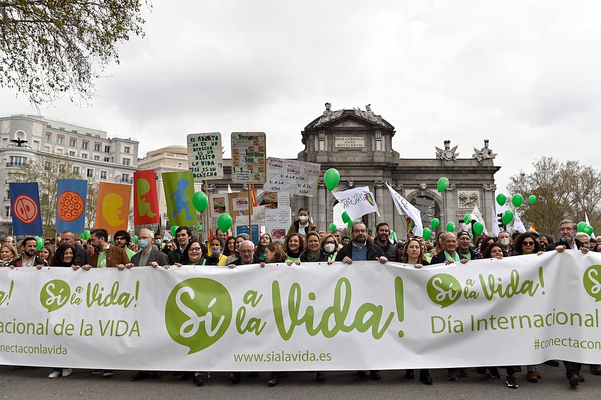 Milhares marcharam em Madrid em defesa dos nascidos e por nascer