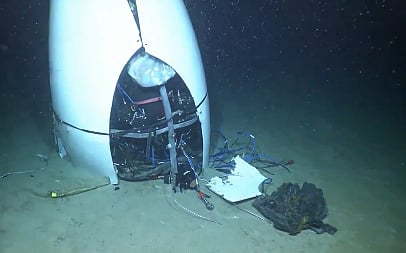 Divulgado áudio do momento em que o submersível Titan implodiu
