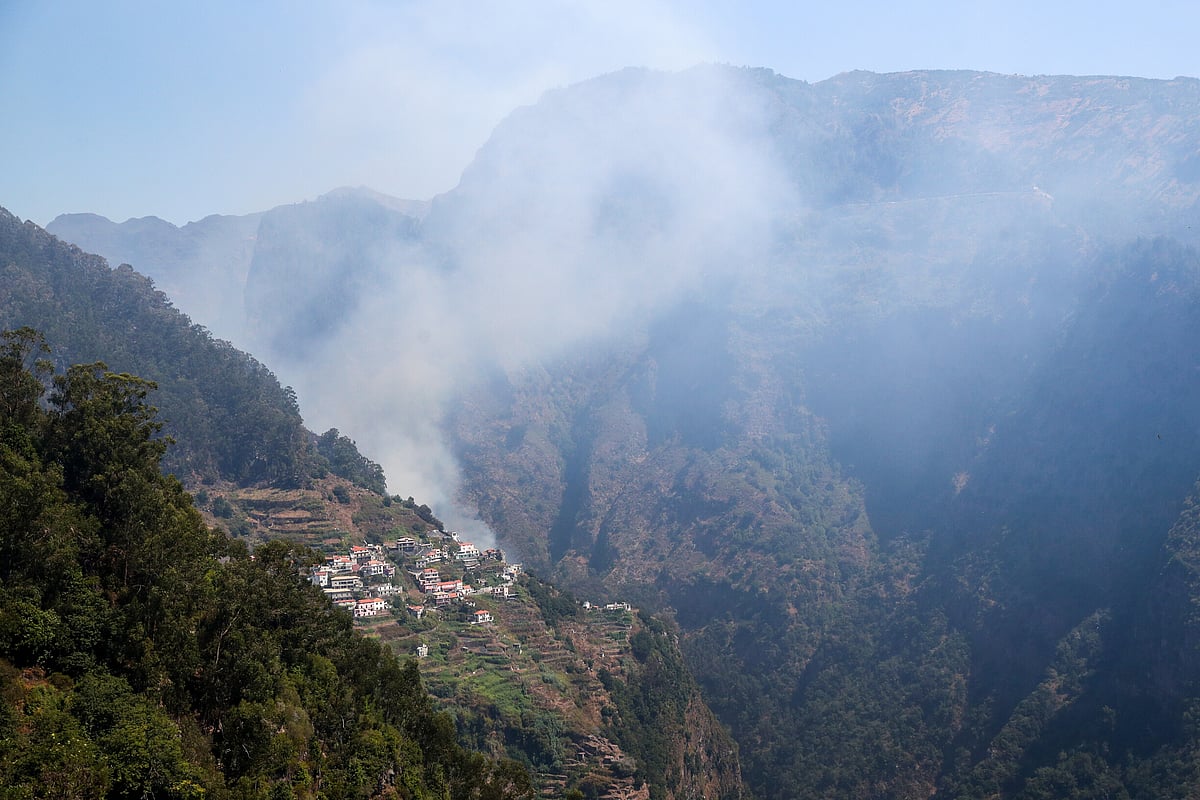Fogo continua no Curral das Freiras, Serra de Água e Ponta do Sol