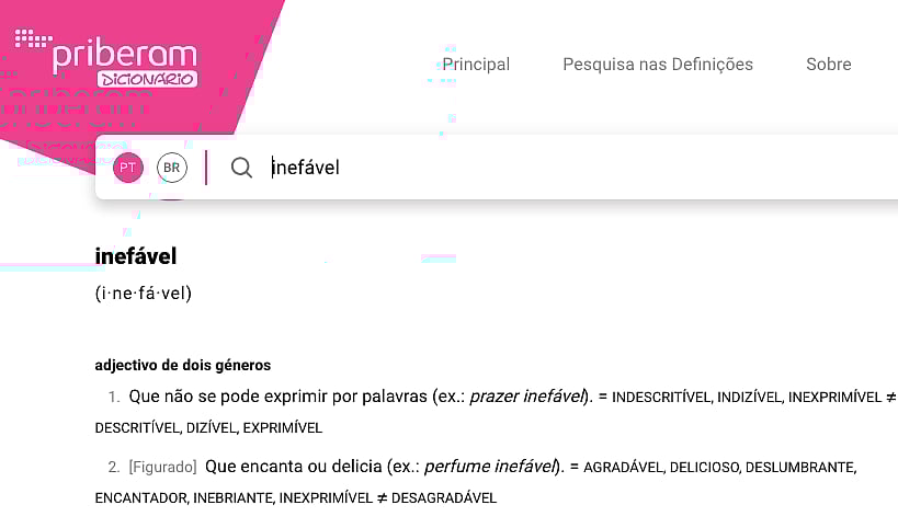 Sabe o significado de "inefável"? Esta foi a palavra mais pesquisada ...