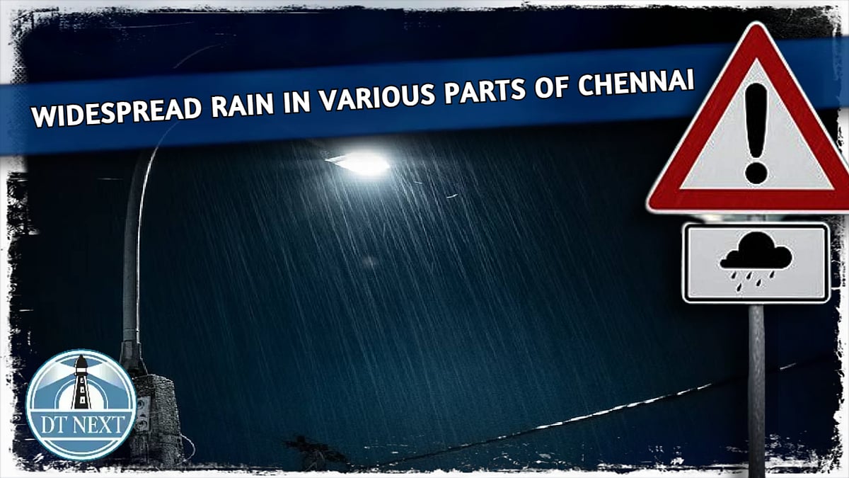 Widespread rain in various parts of Chennai